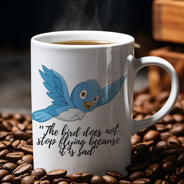 Bird Coffee Cup - Etsy