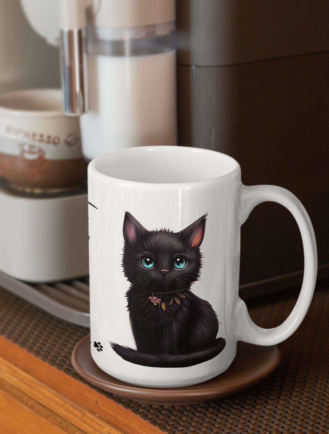 Personalized Cat Mug Gift for Cat Lover, Personalized Pet Mug With ...