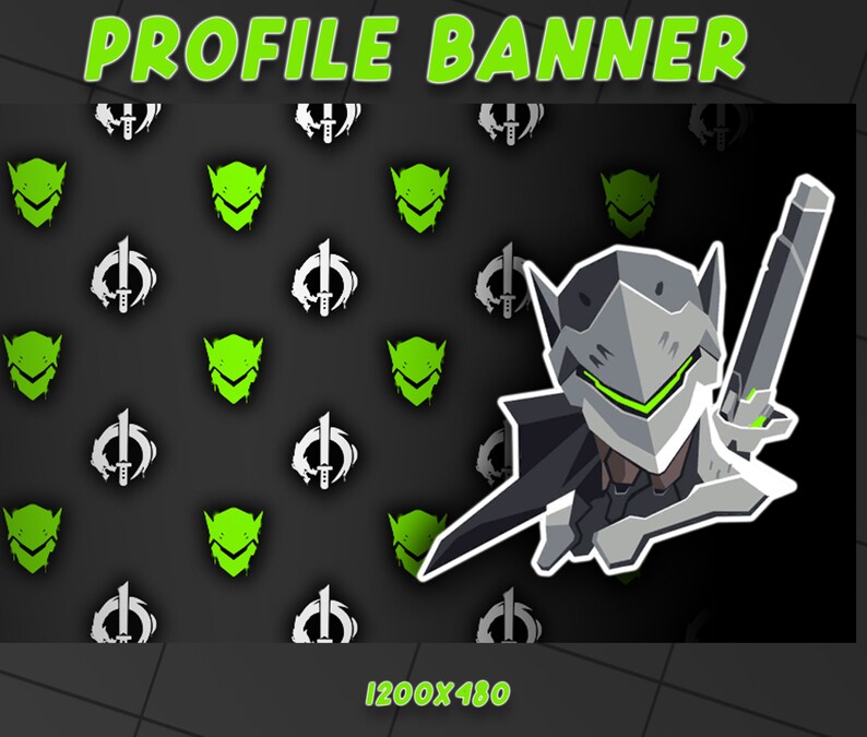 Genji Shimada Overwatch 2 Twitch Profile Banner - Etsy