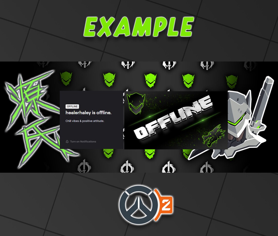 Genji Shimada Overwatch 2 Twitch Profile Banner - Etsy