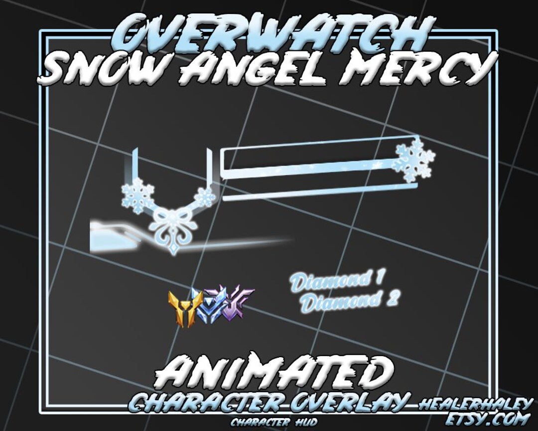 Animated Gothic Red Rose Character Overlay overwatch 2 - Etsy