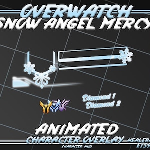 Animated Gothic Red Rose Character Overlay overwatch 2 - Etsy