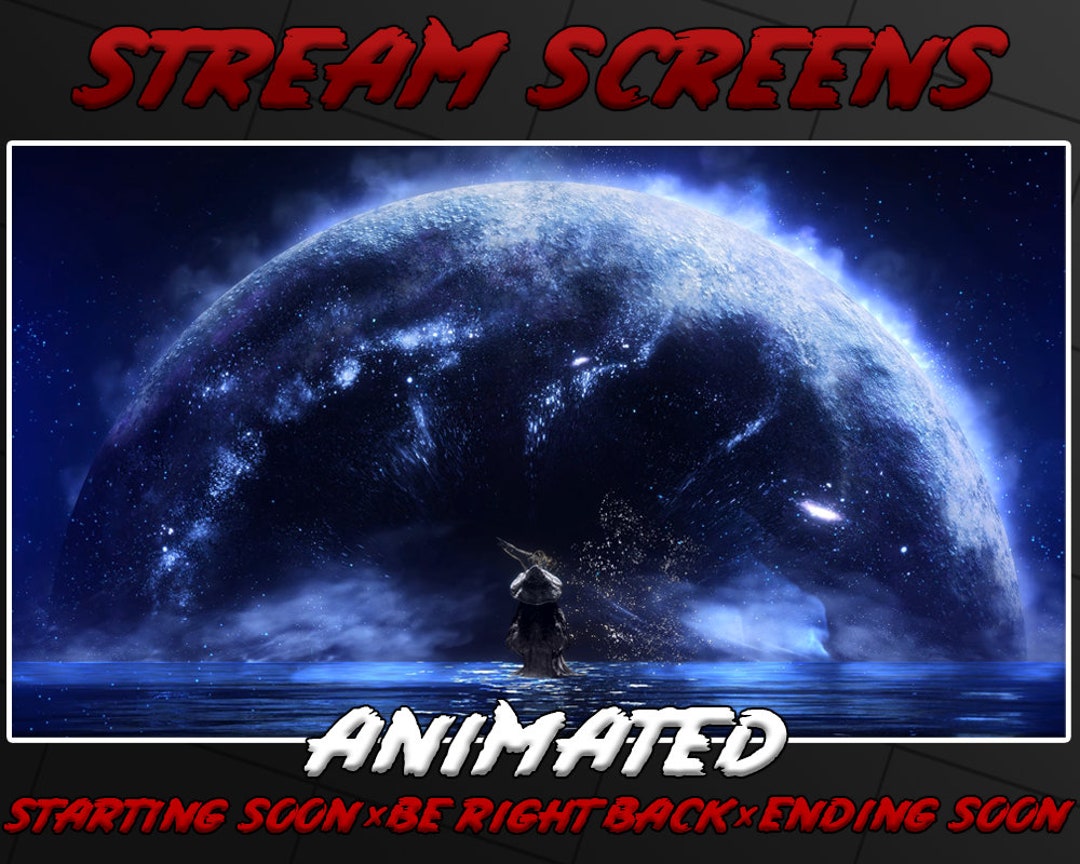 Elden Ring Animated Screens Overlay 3 Screens Starting Soon, Be Right ...