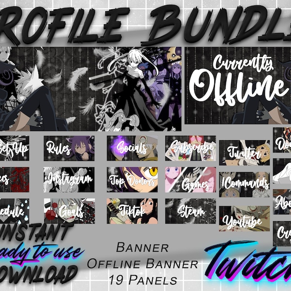 Twitch Profile Offline Banner - Etsy
