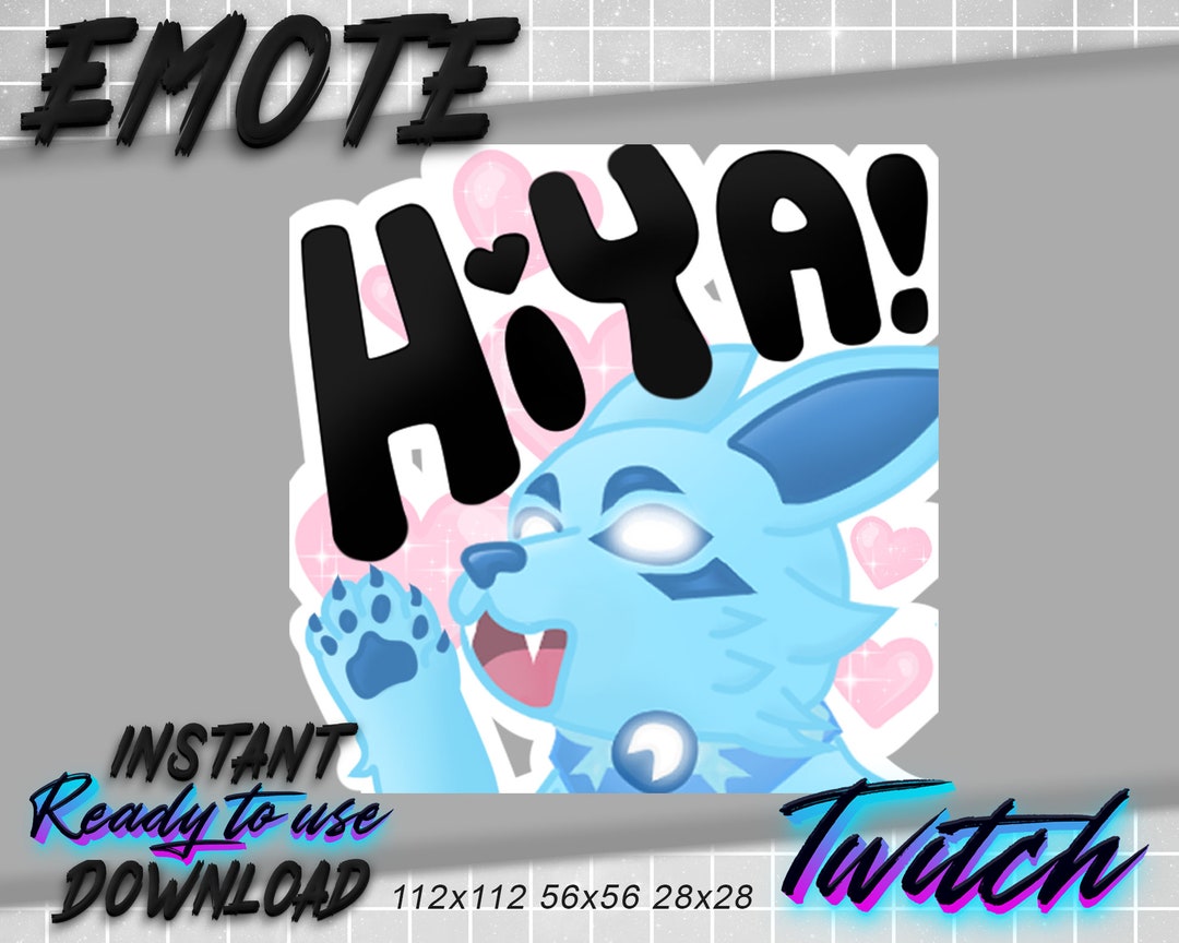 Kiriko Kitsune Fox HIYA Emote - Etsy Canada