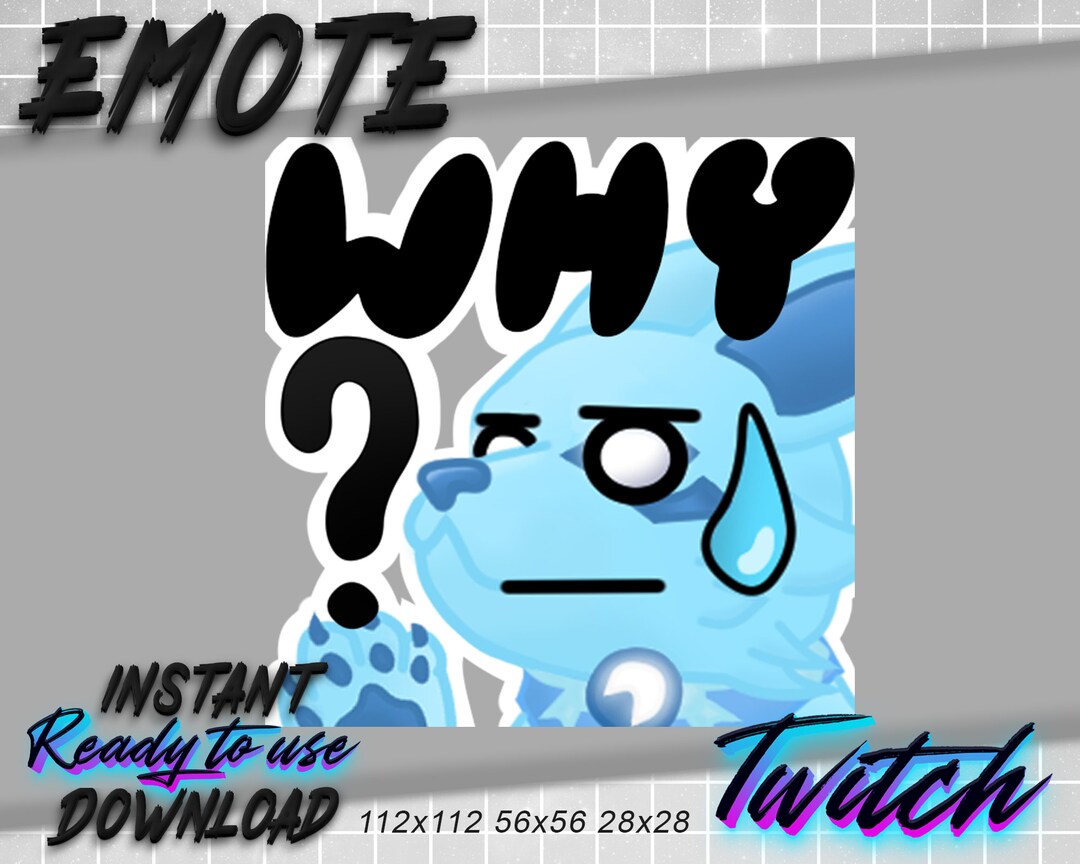 Kiriko Kitstune Fox WHY Emote - Etsy