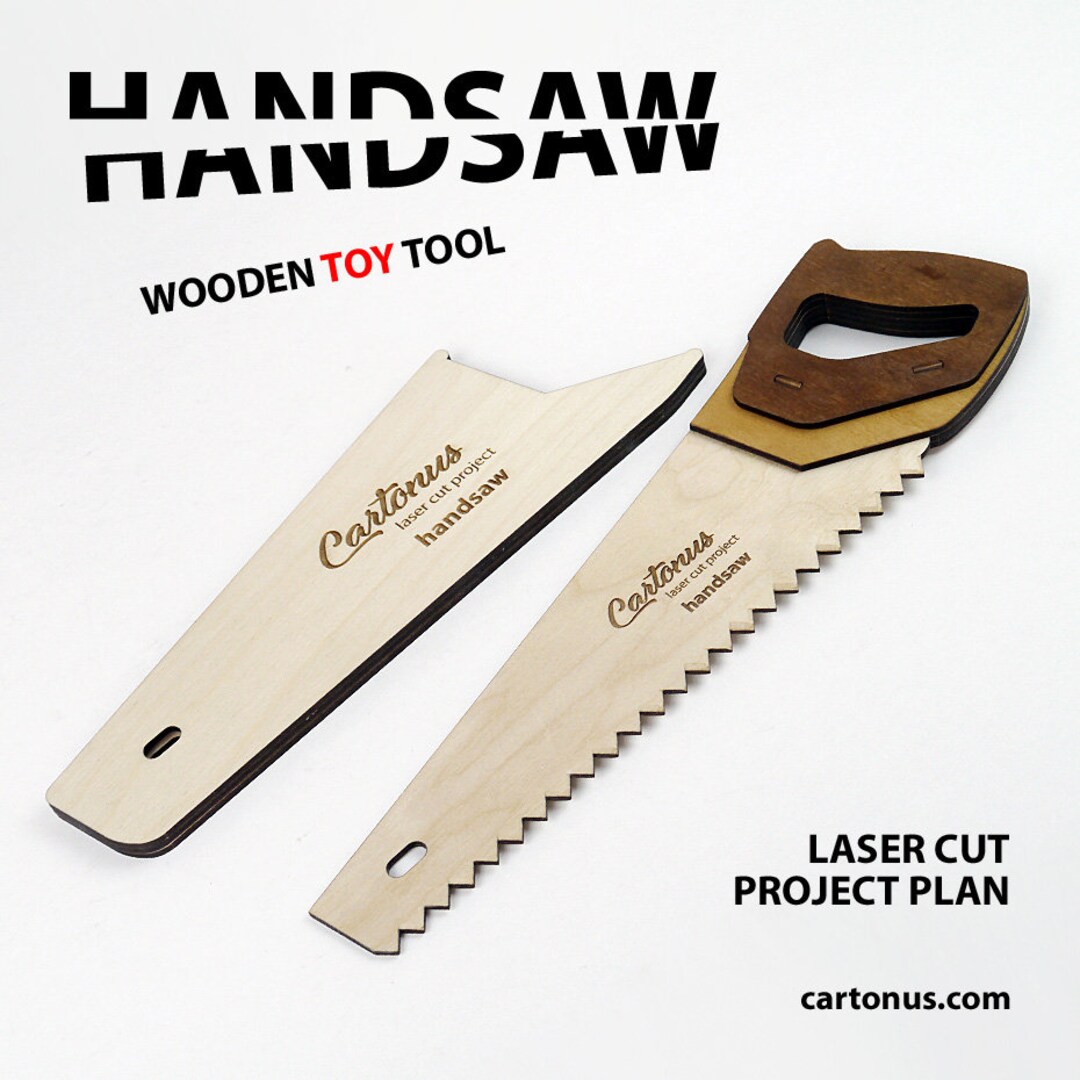 Handsaw. Wooden Toy Tool. Laser Cut Plan. SVG File Template - Etsy