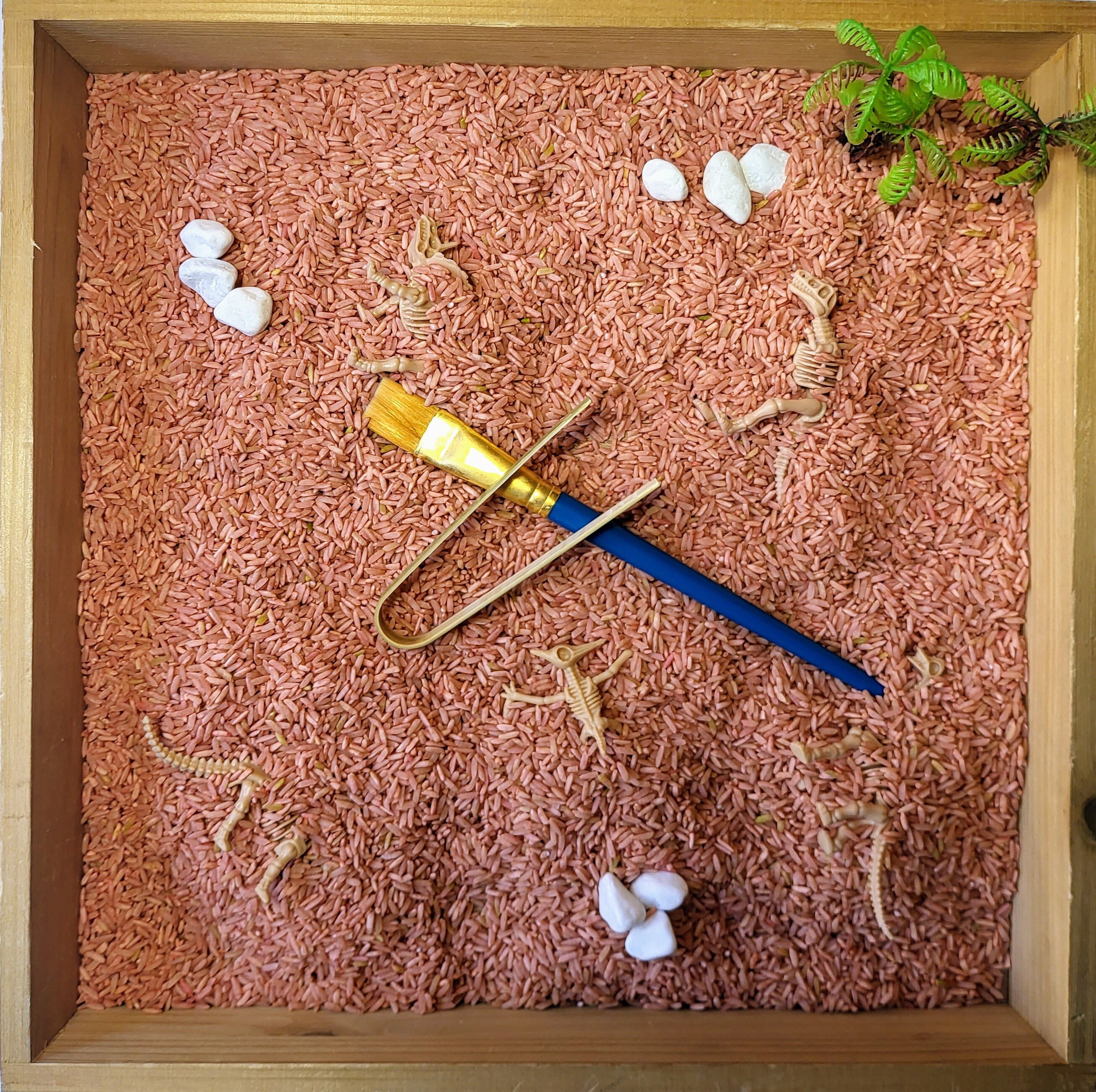 Dino Dig Sensory Sensory Bin toddler Gift Montessori Play Dinosaur Play ...
