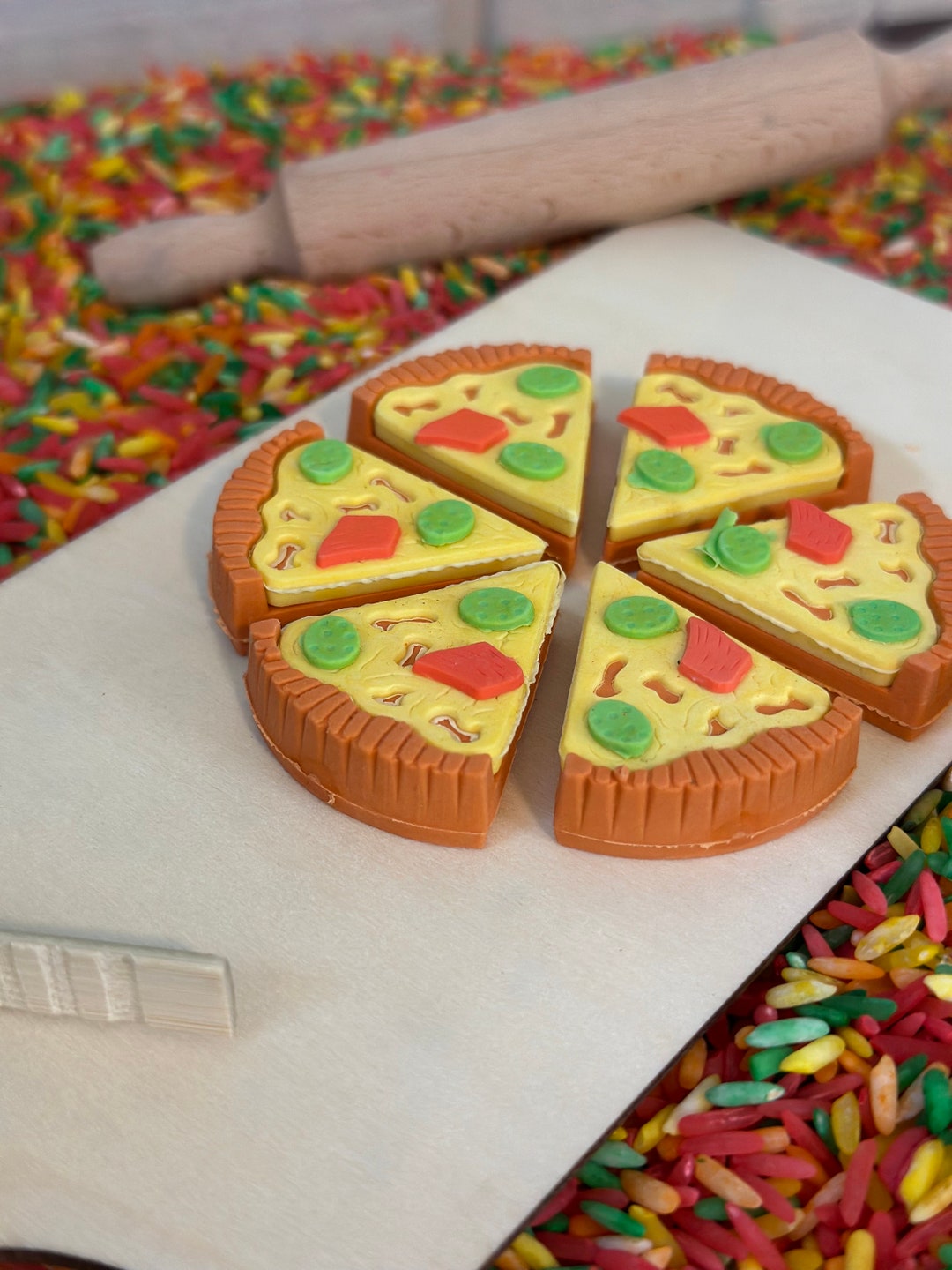 Pizza Themed Sensory Sensory Play Toddler Montessori I Pizza Party ...