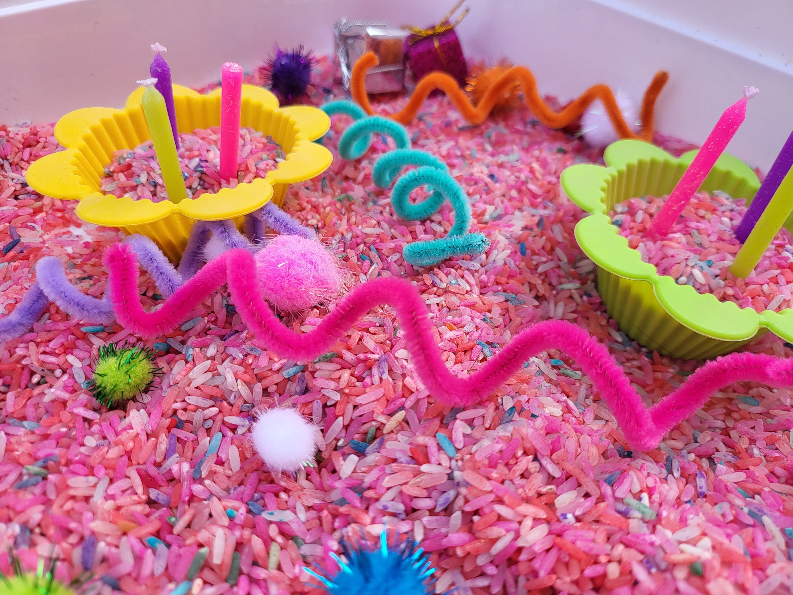 Birthday Sensory Bin Toddler Gift Montessori Play Birthday Gift ...
