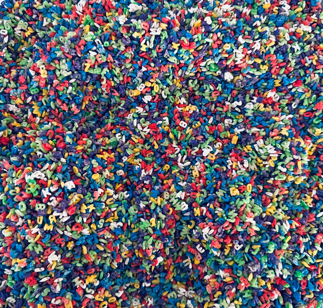 ABC Rice Add on Rice Alphabet colored Rice Sensory Bin - Etsy