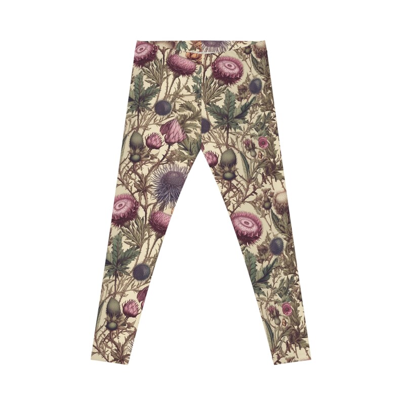 Thistle Sprigs Soft Stretchy Leggings for Women Hippie Clothing, Gothic ...