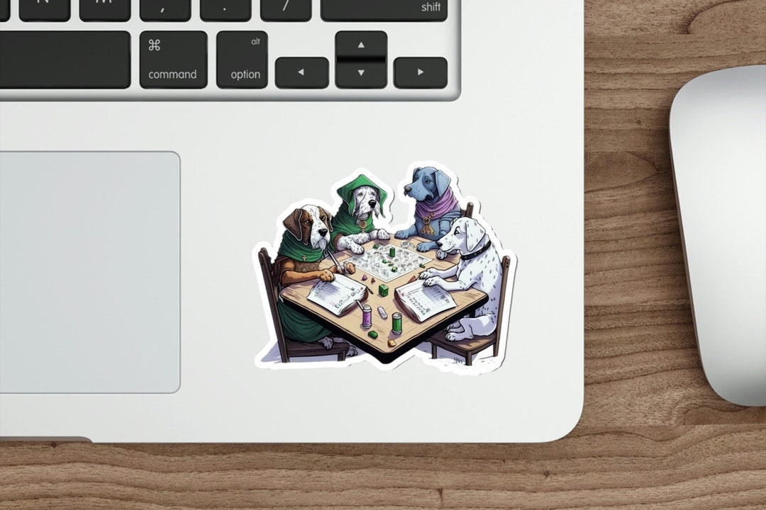 Dnd Dogs Die-cut Sticker RPG Tabletop Gamers for Dungeons and - Etsy
