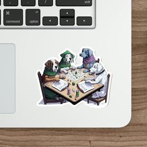 Dnd Dogs Die-cut Sticker RPG Tabletop Gamers for Dungeons and - Etsy