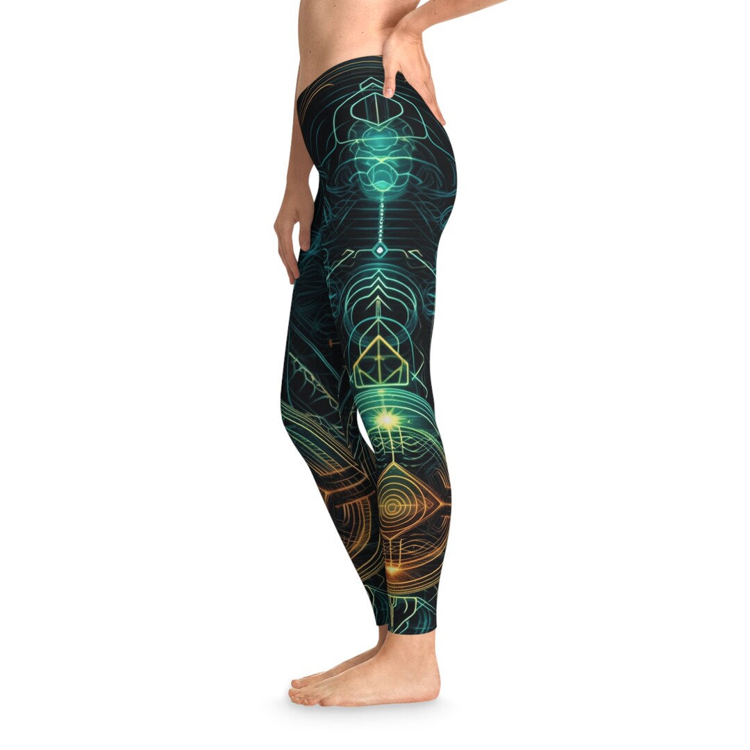 Cyber Trails Leggings for Women Soft Stretchy Hippie Clothing - Etsy