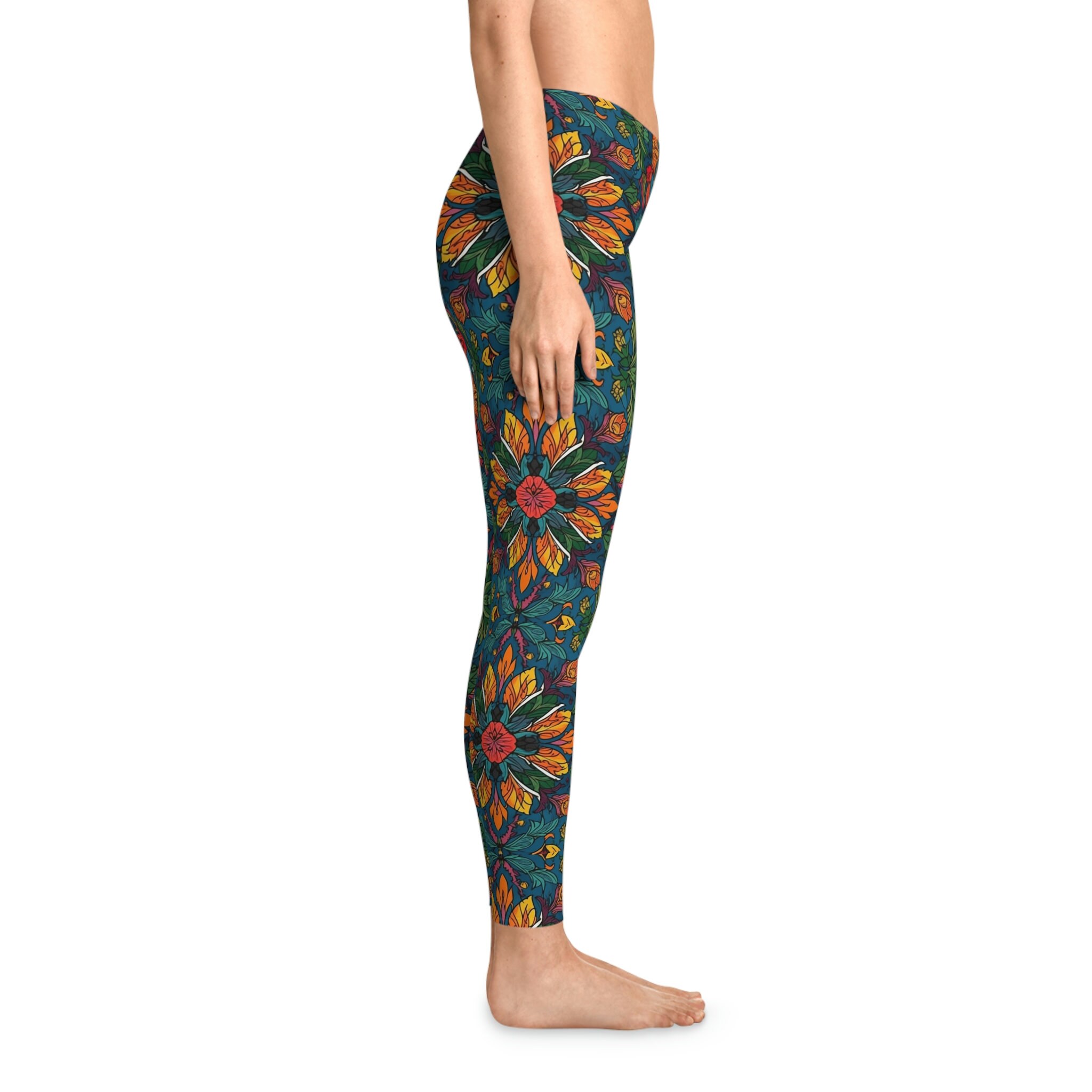 Haft Rang Leggings for Women Soft Stretchy Persian Hippie - Etsy