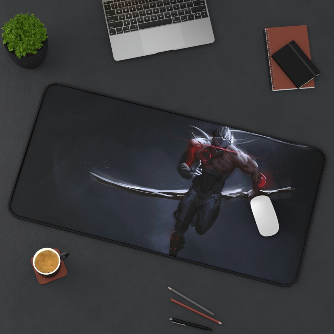 Black Watch Genji Overwatch Desk Mat Mouse Pad Etsy