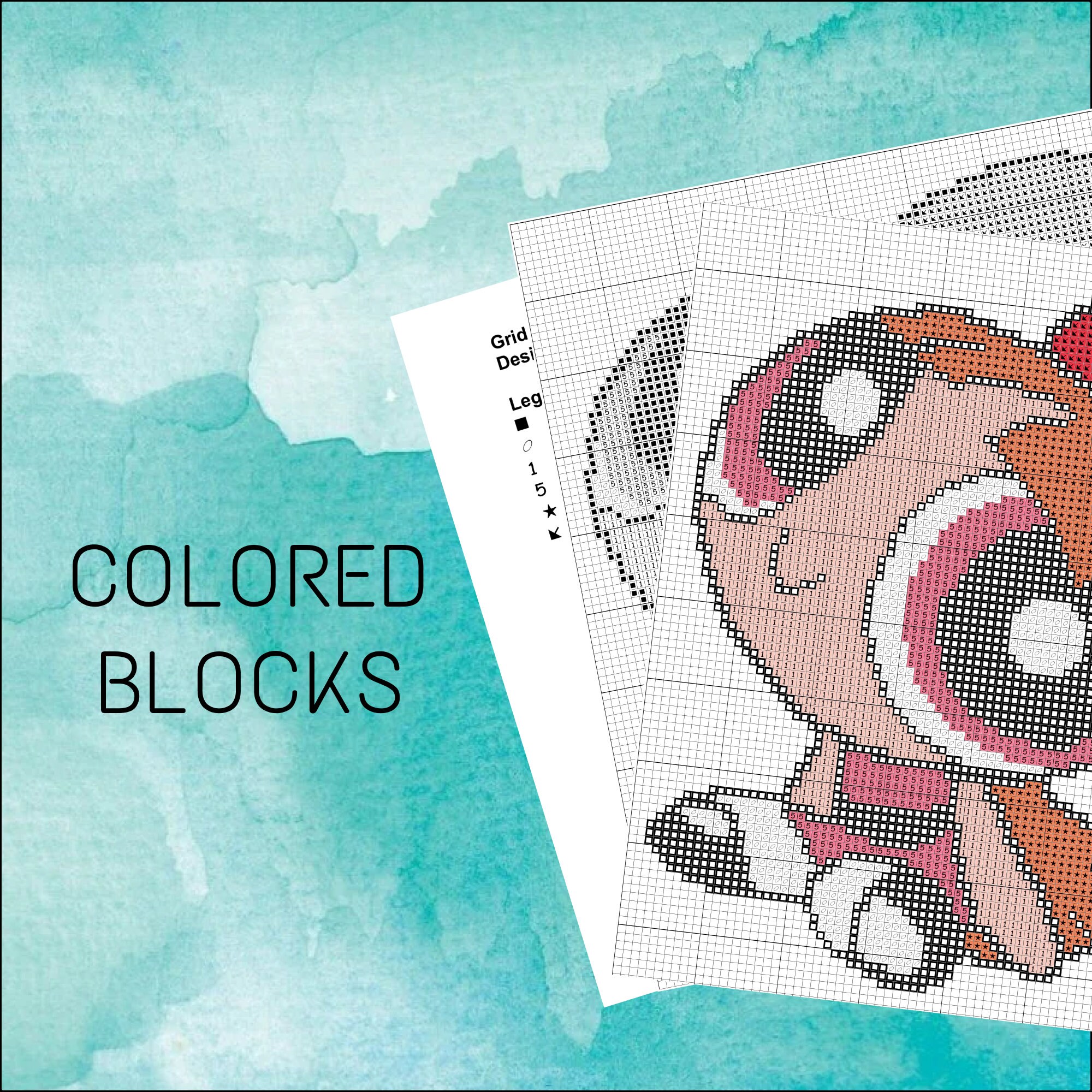 Blossom From Powerpuff Girls Cross Stitch Pattern, Bubbles Buttercup ...