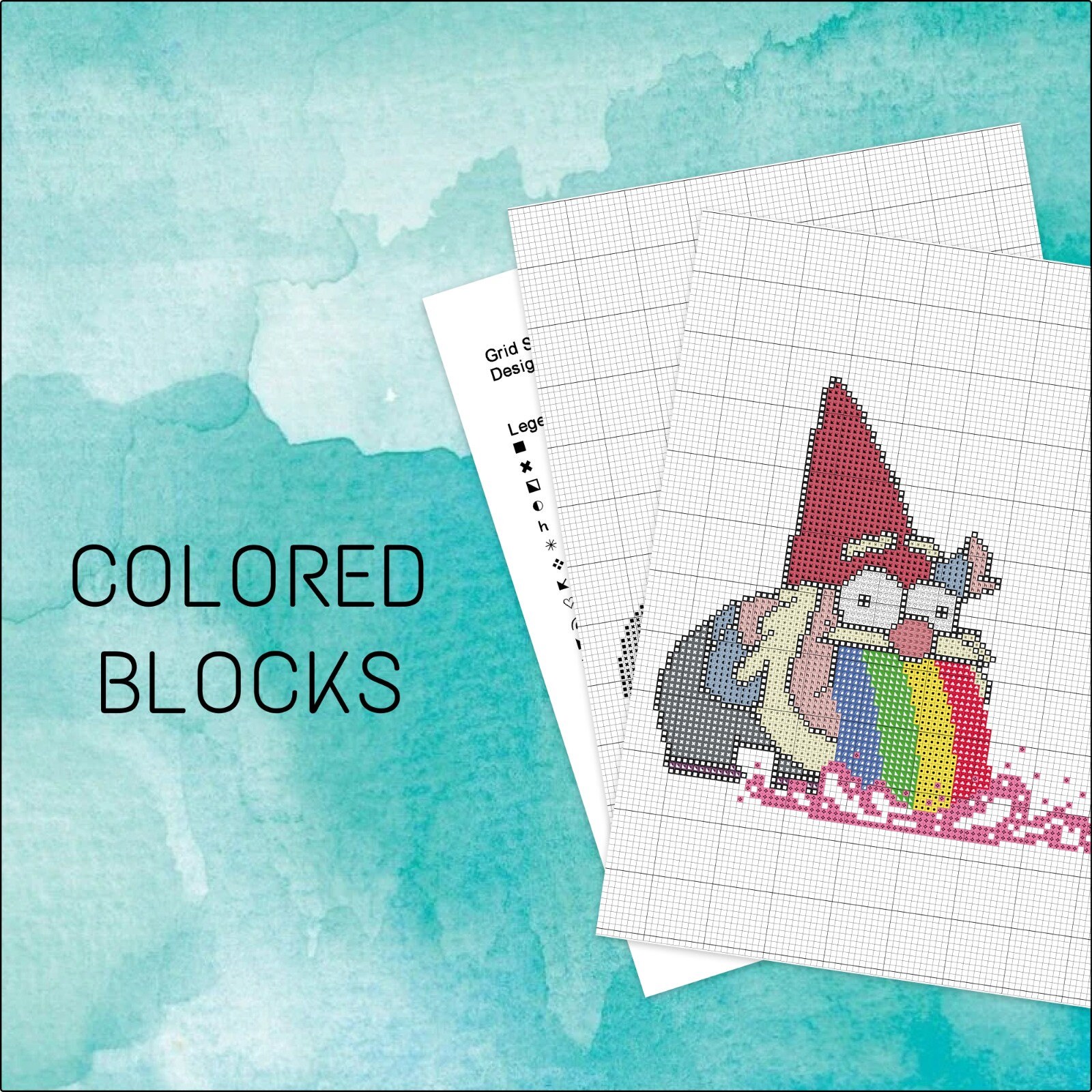Gravity Falls Cartoon Stitch Pattern PDF, Modern Cross Stitch, Cartoon ...