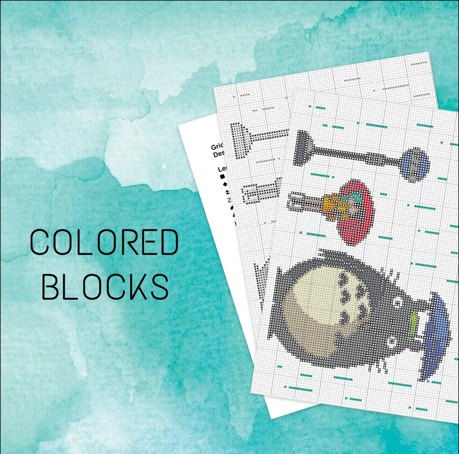 My Neighbor Totoro Cross Stitch Pattern, Cute Embroidery, Studio Ghibli ...