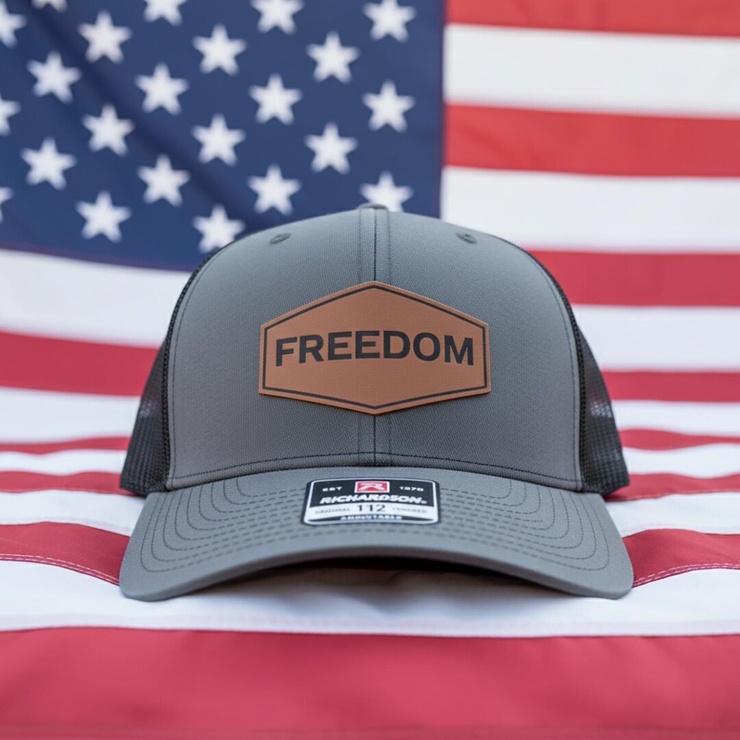 Charlie Kirk Hat, Freedom Trucker Hat, Richardson 112, Political Free ...