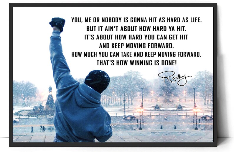 The Movie Rocky Rocky Balboa Motivational Boxing Inspirational Quotes ...