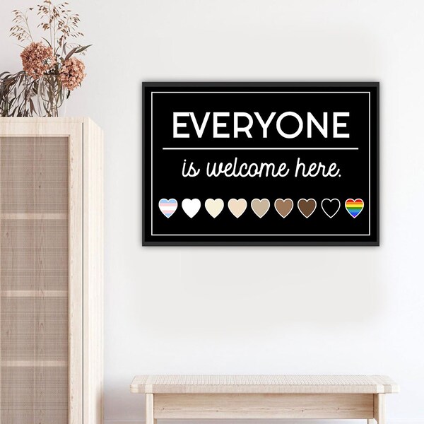 Everyone is Welcome - Etsy