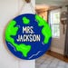 Personalized 3D Geography Classroom Welcome Sign, Custom Teacher Gift ...
