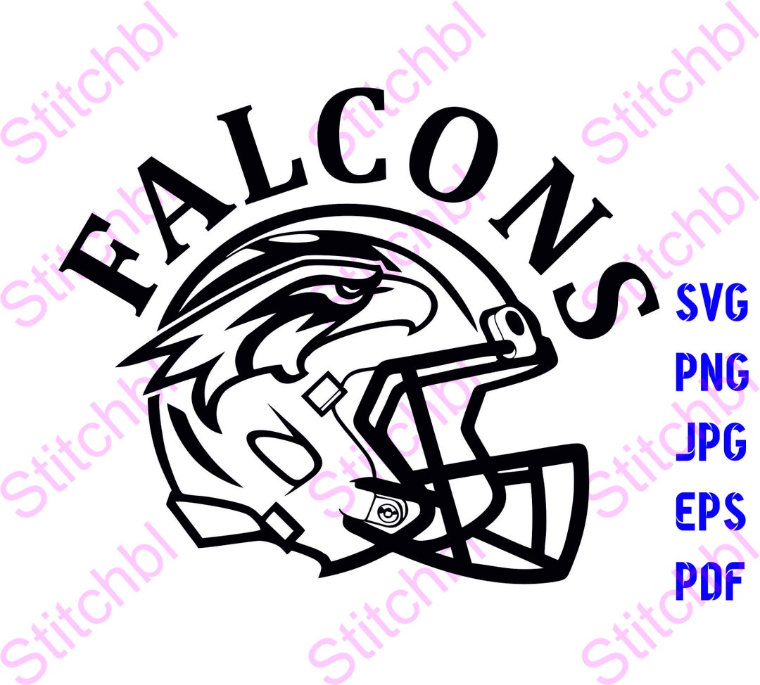 Falcons Football Helmet SVG Bundle SVG Files for Cricut, Sublimation PNG, T-shirt Design - Etsy
