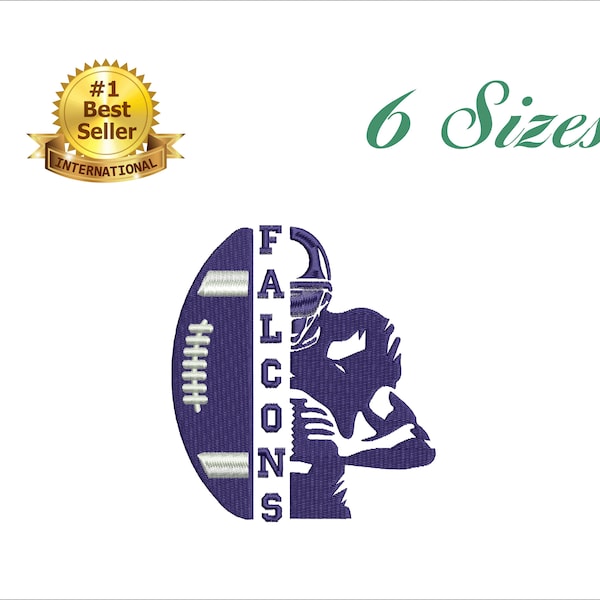 Falcon Embroidery Design - Etsy