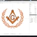Masonic Compass Embroidery Design for Embroidery Machine. 7 Sizes. 6 ...