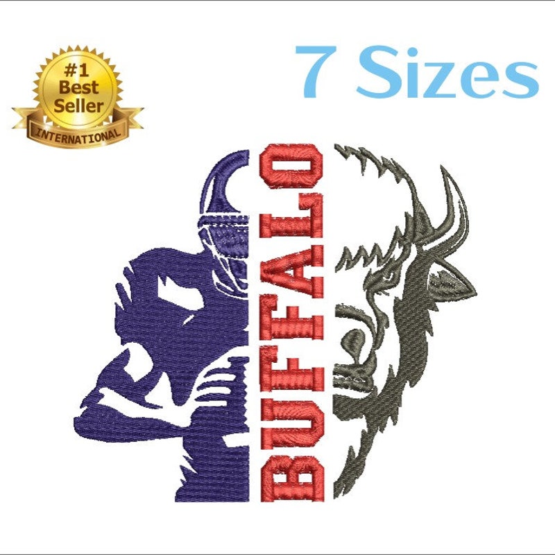 Embroidery Designs of Buffalo - Etsy