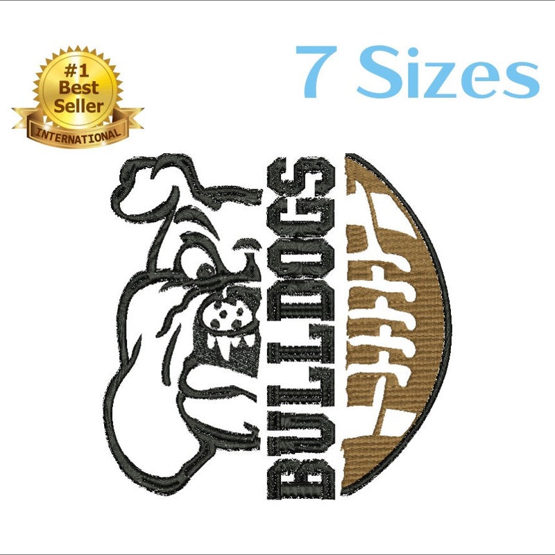 Georgia Bulldogs Embroidery - Etsy