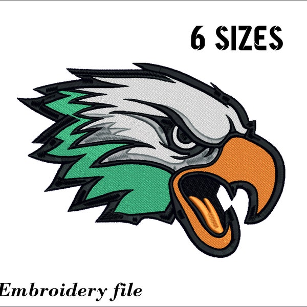 Philadelphia Eagles Embroidery Design - Etsy