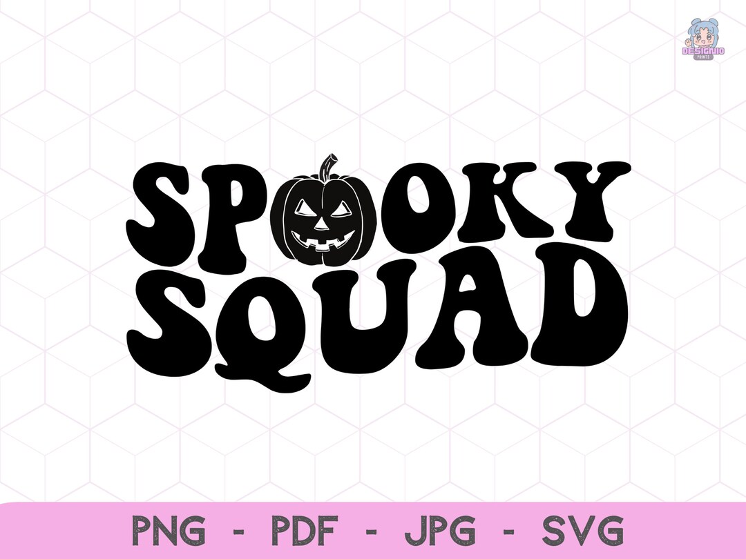 Spooky Squad SVG, Halloween Svg, Halloween Shirt, Boo Svg, Funny ...