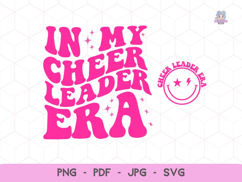 In My Cheer Leader Era, Cheer Leader Svg, Cheer Shirt Svg, Cheerleading ...