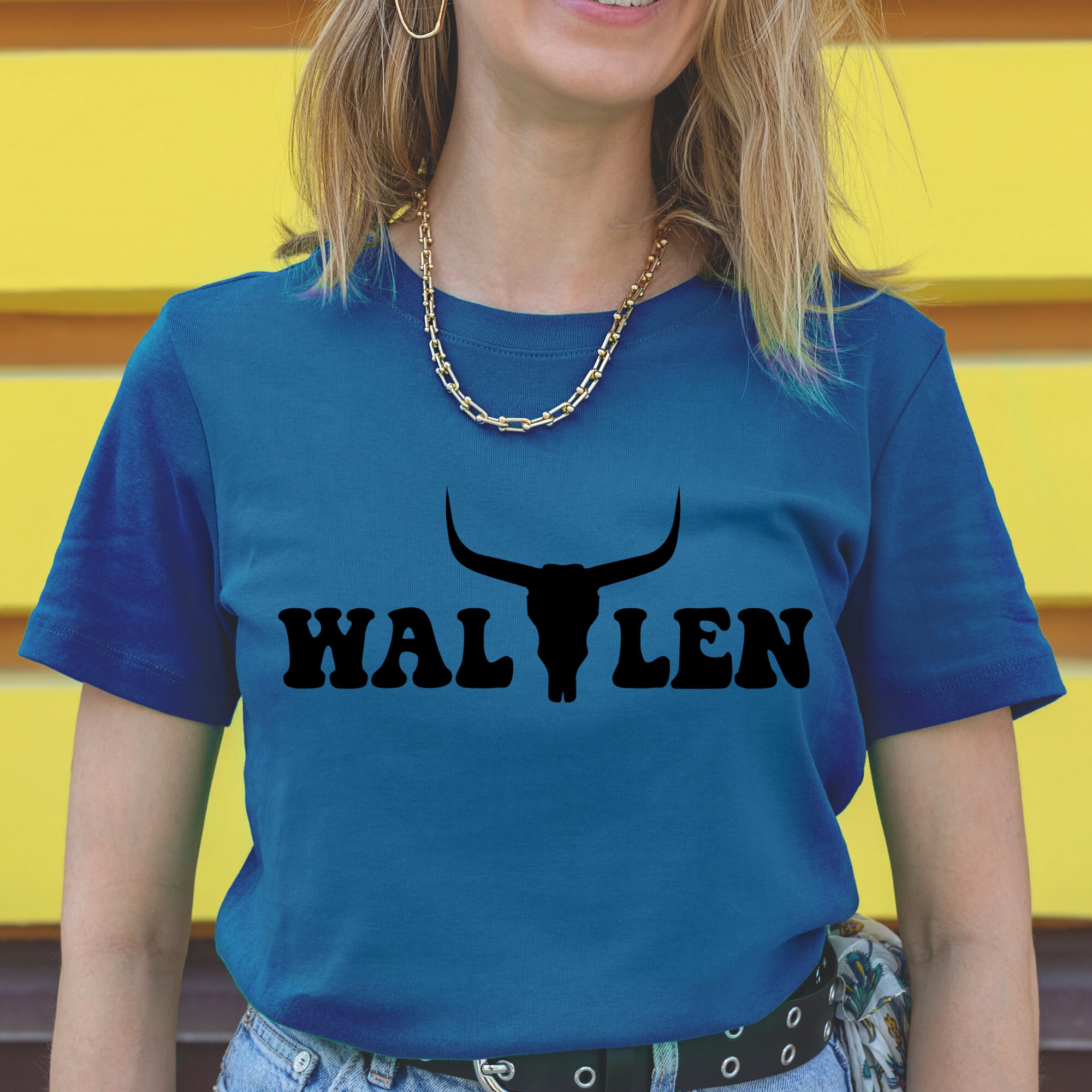 Wallen Design Svg Wallen Bullhead Svg Cowboy Design Western - Etsy