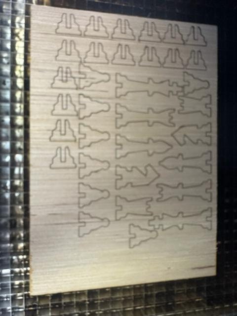 Laser-cut Chess and Checker Set – Customizable Each Chess Piece and ...