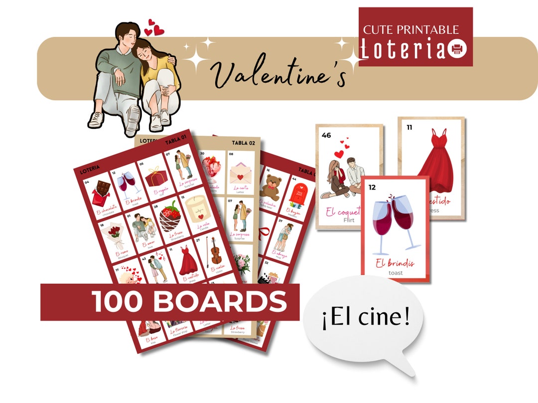 Valentine's Lottery, Valentine's Day, Game, Party, Love and Friendship ...