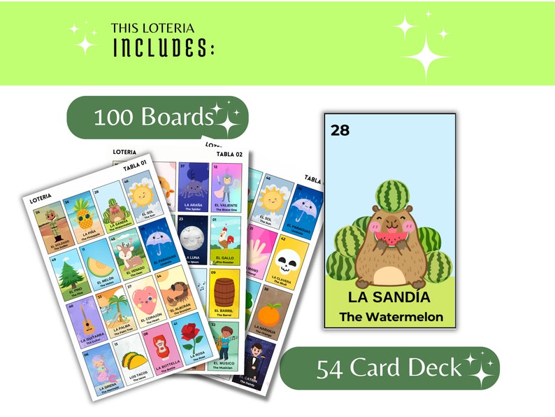 Mexican Loteria-friendly, Mexican Bingo, Celebrate, Party Games ...