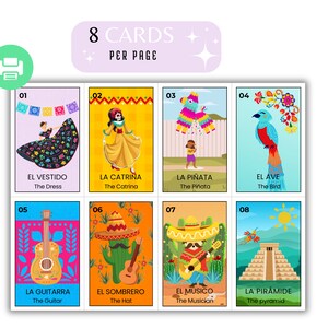 Mexican Loteria-friendly, Mexican Bingo, Celebrate, Party Games ...