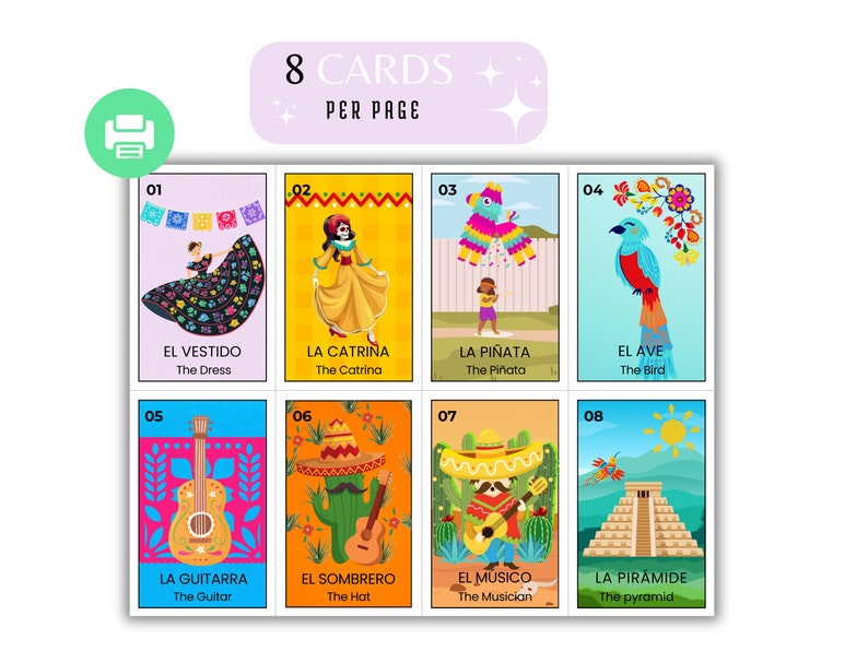 Mexican Loteria-friendly, Mexican Bingo, Celebrate, Party Games ...