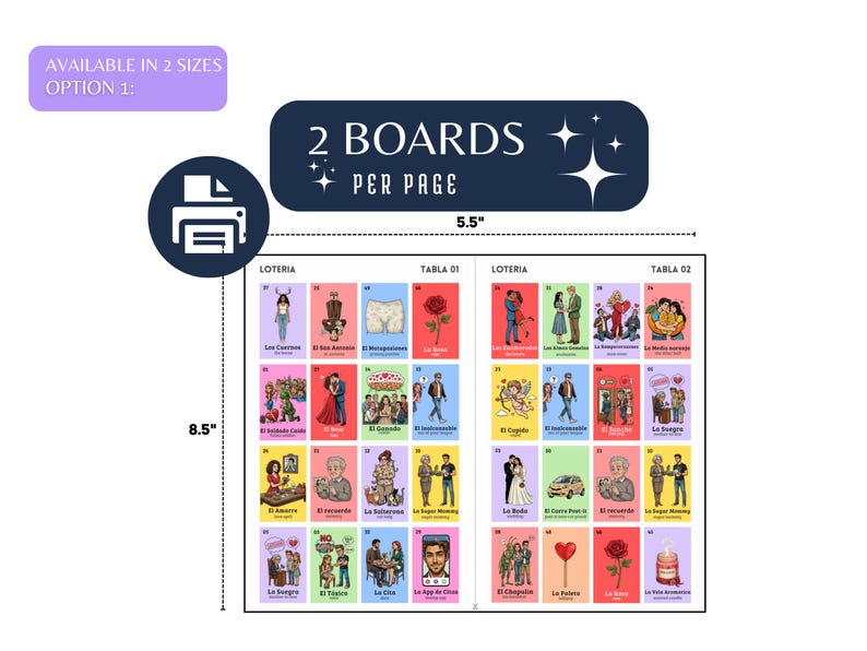 Lotería de San Valentín latino, Valentine's Day, Juego, Fiesta, Amor y ...