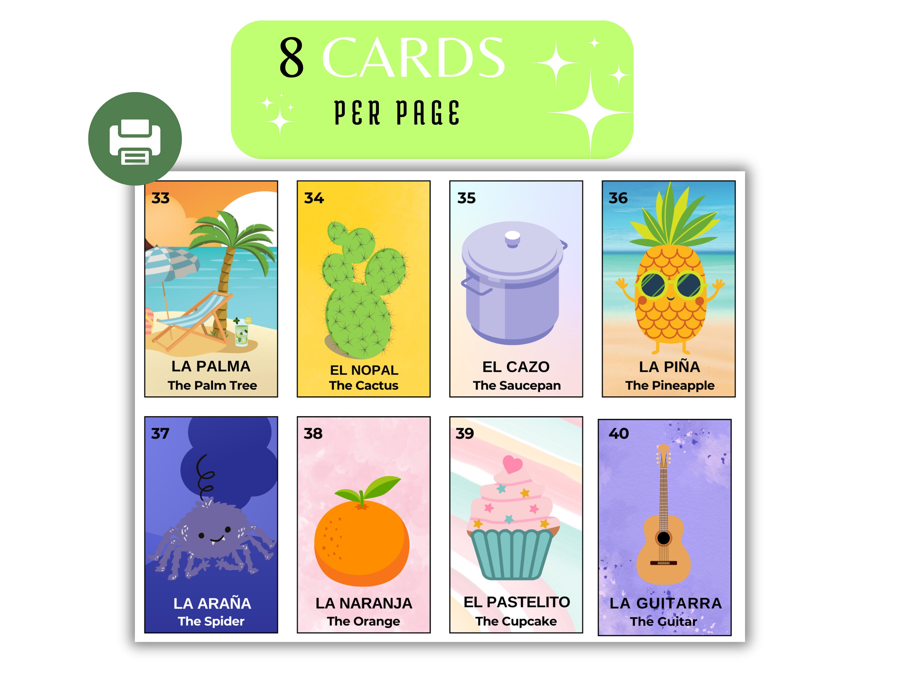Mexican Loteria-friendly, Mexican Bingo, Celebrate, Party Games ...