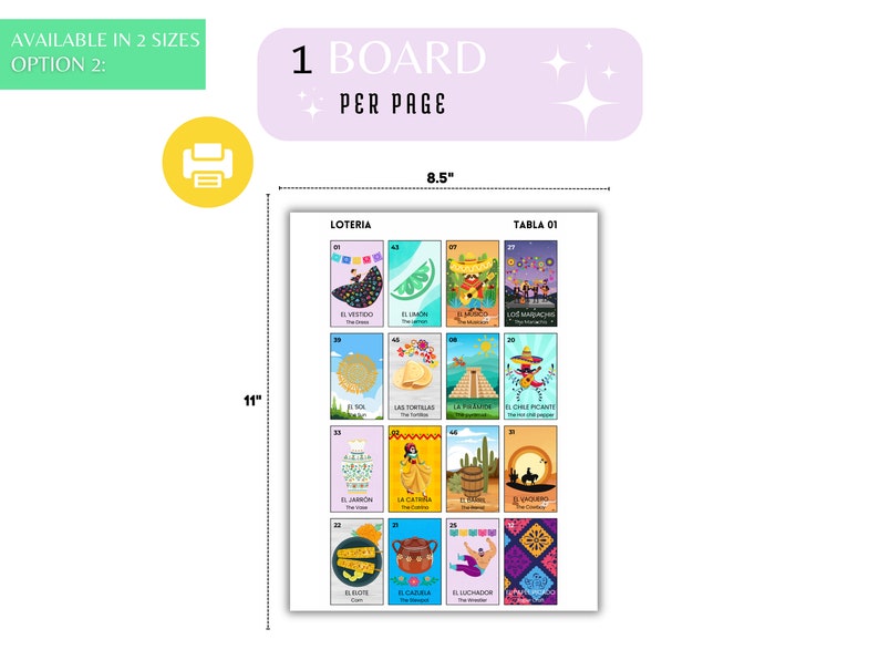 Mexican Loteria-friendly, Mexican Bingo, Celebrate, Party Games ...