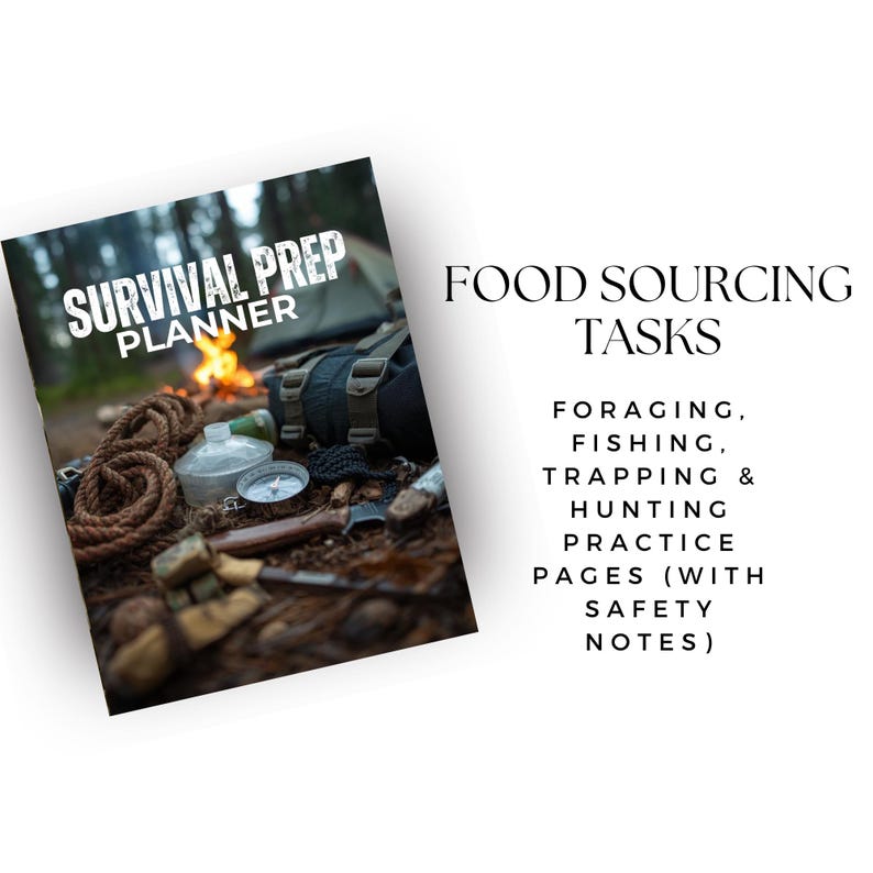 Survival Prep Planner Printable PDF | Emergency Preparedness Workbook ...