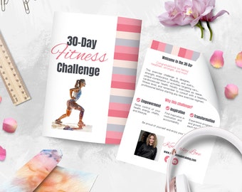 30-day Summer Body Challenge Printable PDF Workout Plan Lose Belly Fat ...