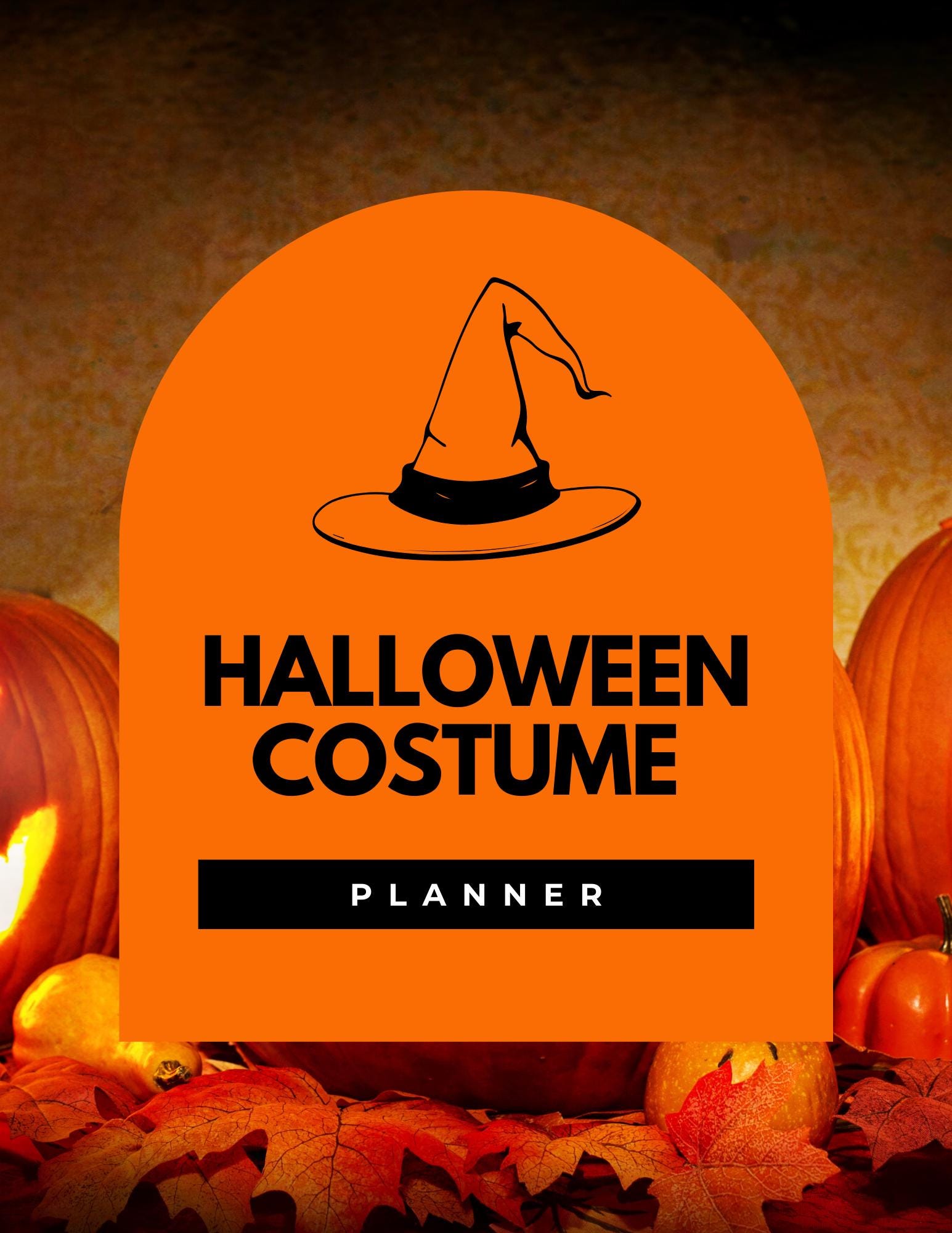 Halloween Costume Planner I Printable Costume Planner I Halloween ...