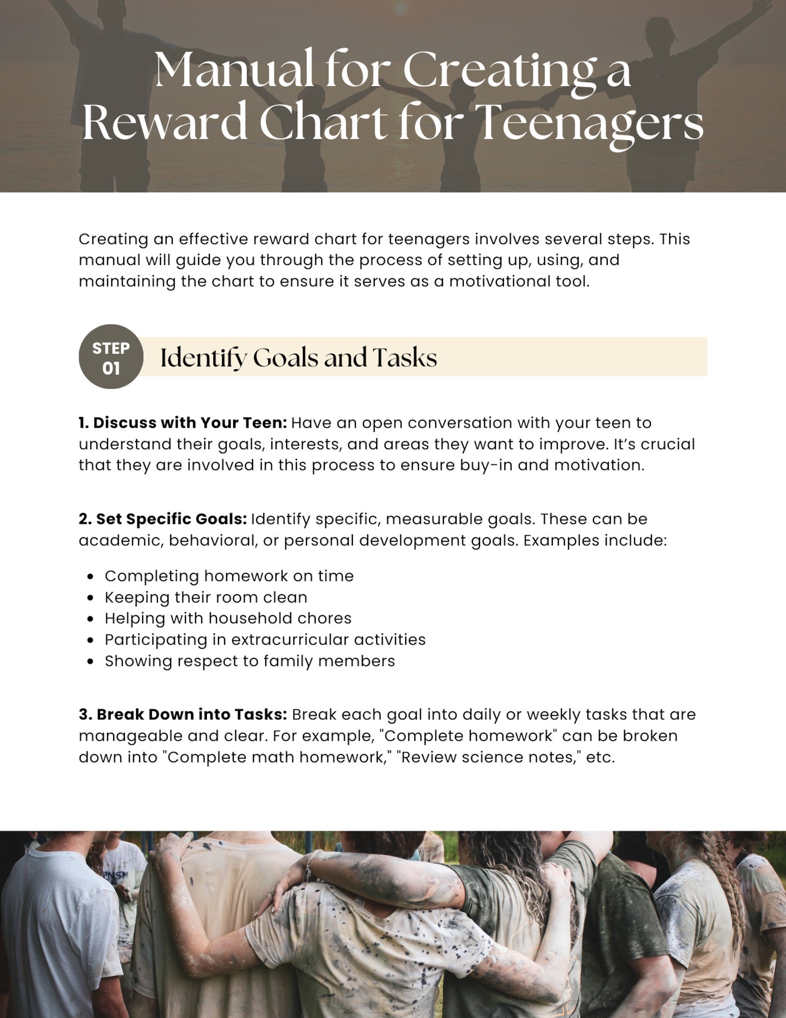 Reward Chart for Teens I Printable Chore Chart I Digital Reward Chart I ...