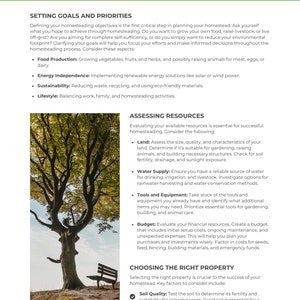 Essential Homesteading Guide I Homesteading for Beginners I Homestead ...